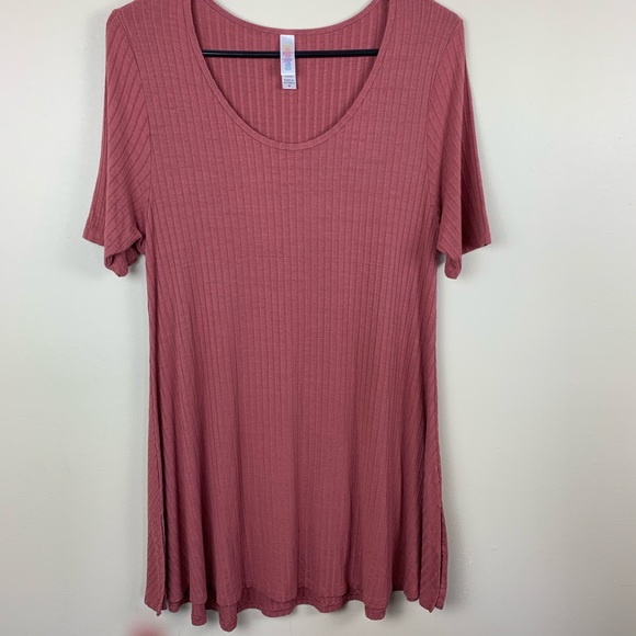 LuLaRoe | Dresses | 35 Womens Lularoe Tunic Dress Rose Color M | Poshmark